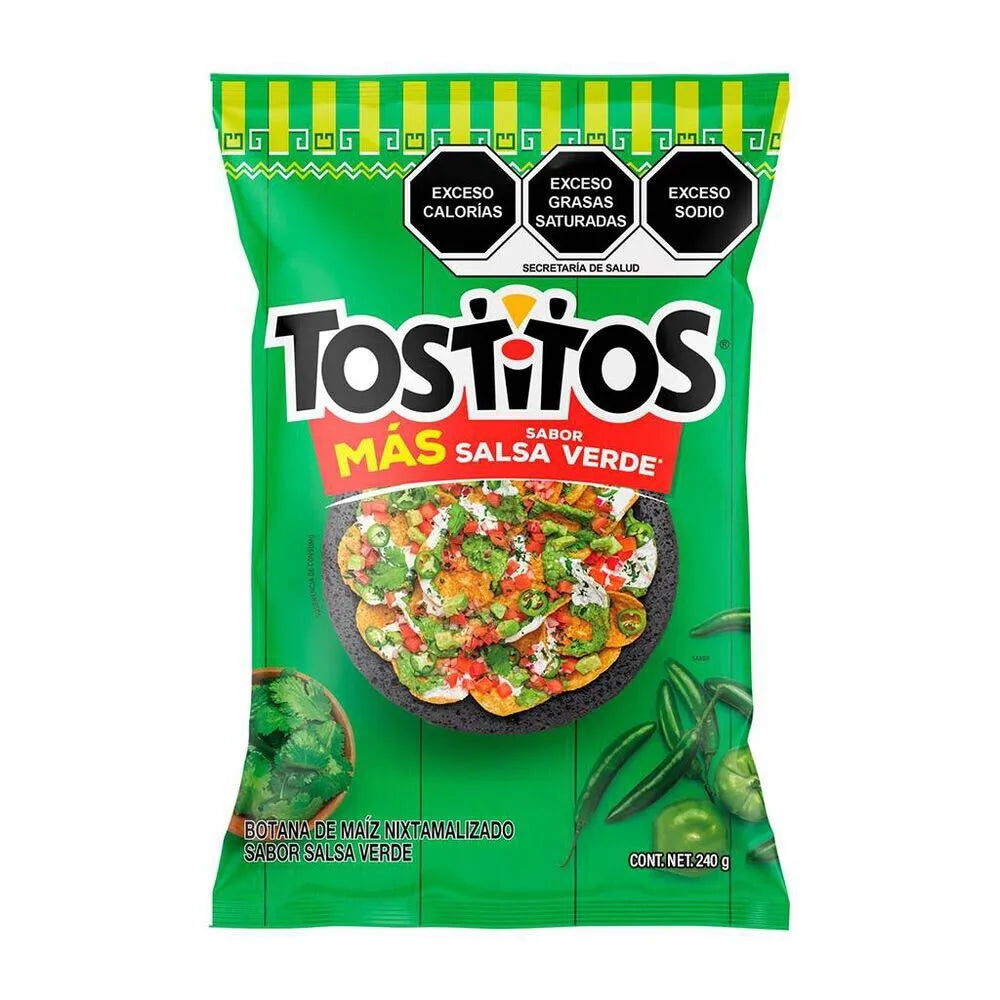TOSTITOS SALSA VERDE MEXICAN CHIPS (175g) | Hudson Valley Exotics PKG