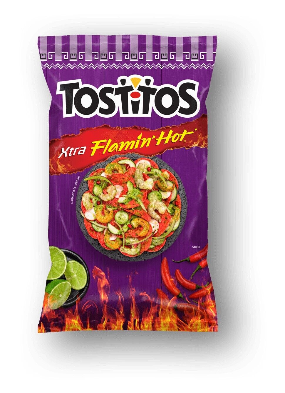 TOSTITOS XTRA FLAMIN HOT MEXICAN CHIPS (175G) | Hudson Valley Exotics PKG
