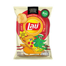 Lays Homey Pizza flavored potato chips | Hudson Valley Exotics PKG