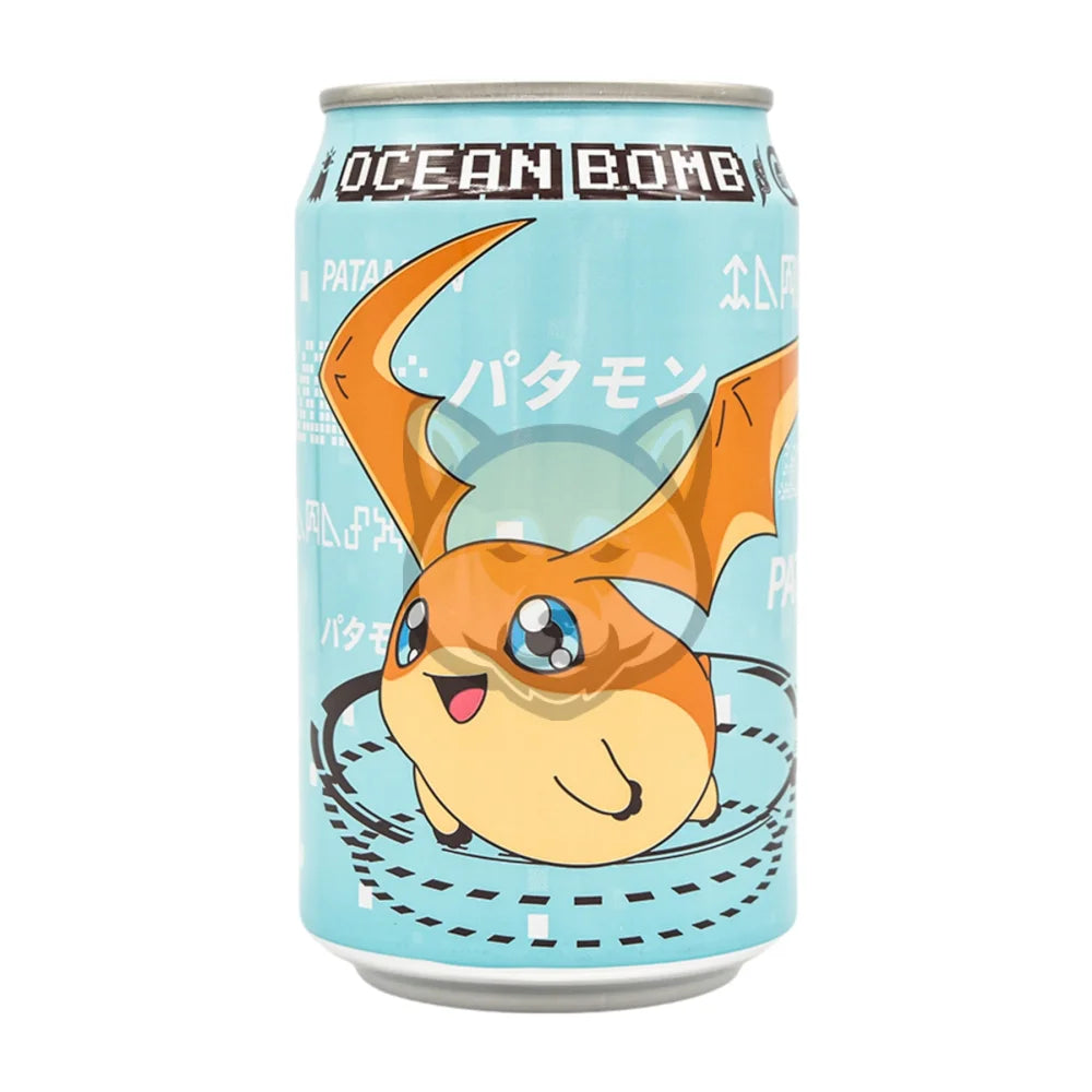 Ocean Bomb Digimon Patamon Lemon Flavored Sparkling Water (330ml ...
