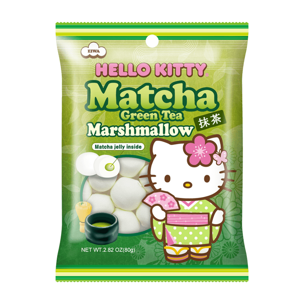 EIWA Hello Kitty Matcha Green Tea Marshmallows (80g) | Hudson Valley ...